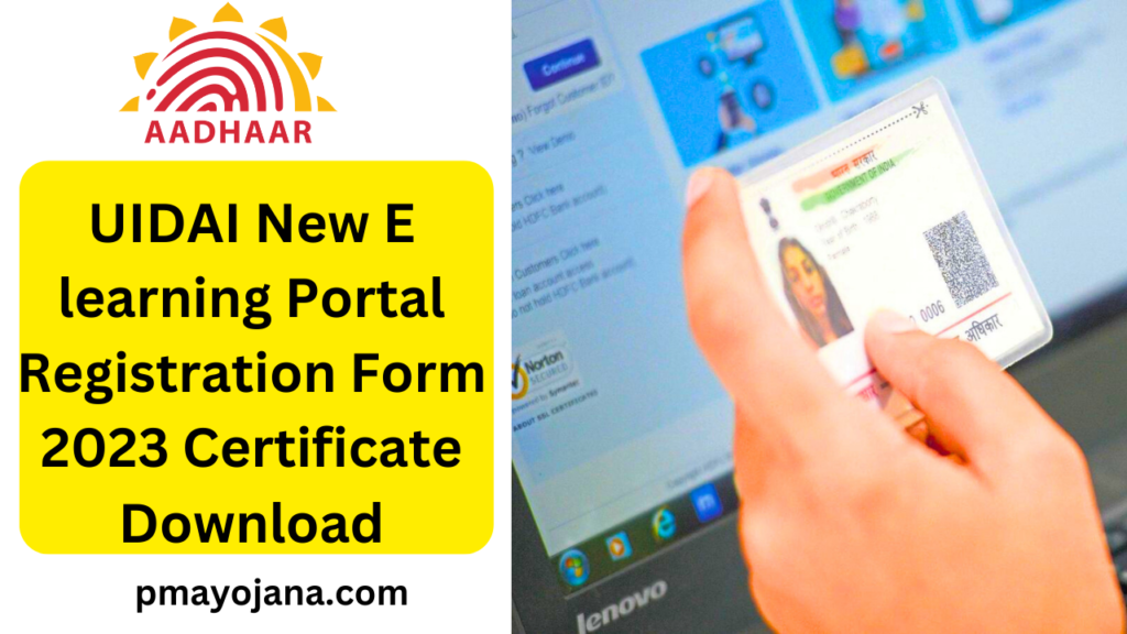 UIDAI New E learning Portal Registration 2025 e learning portal Login